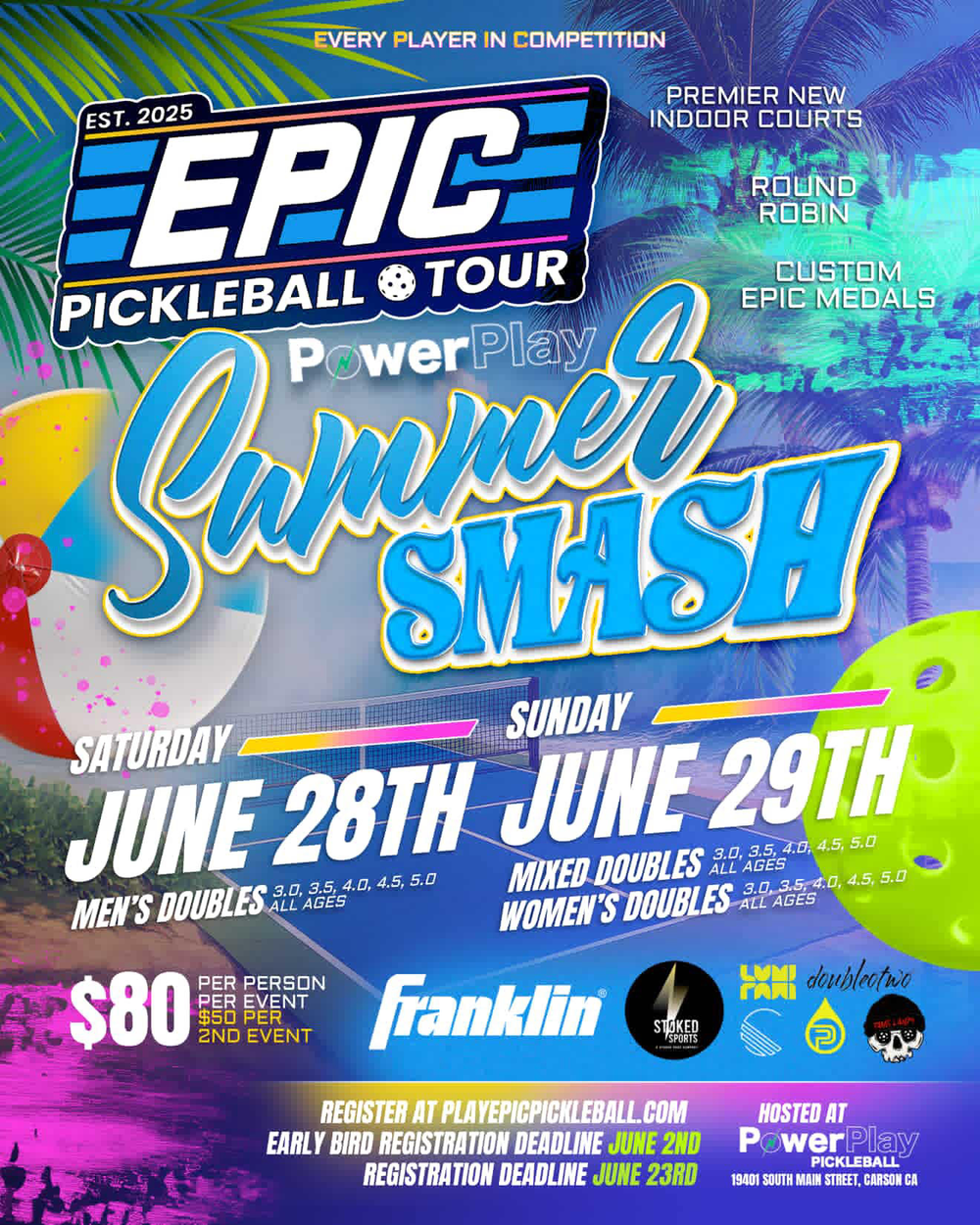 Schedule - PowerPlay Pickleball